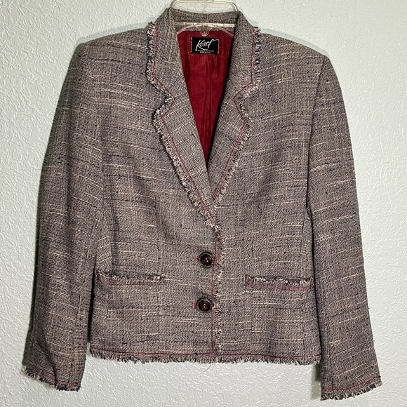 Koret | Jackets & Coats | Koret Career Petites Custom Vtg 9s Navy White ...